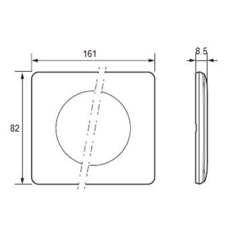 Legrand 068712 Plaque Céliane - Métal - 2 postes - Violet Irisé