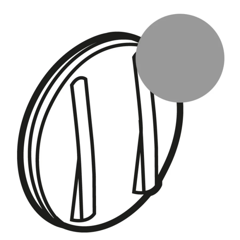 Legrand 065102 Bisel estrecho Céliane doble interruptor interruptor