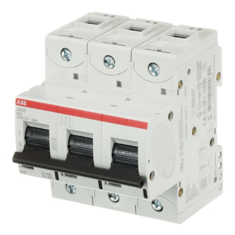 ABB 2CCS863001R0635 S800S modular circuit breaker - 3P - 63A - CBE B