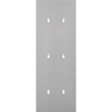 Modelec 356822 Switch plate Désir ALU matt triple vertical B2 B2 B2