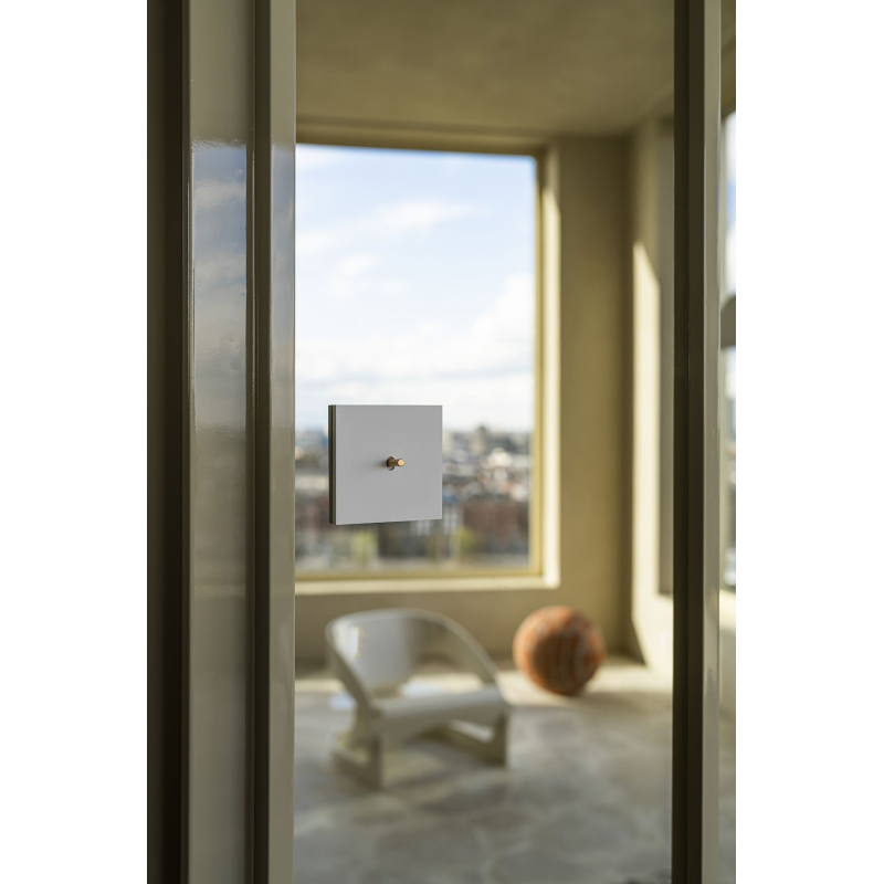 Modelec 087-180BDLB Lever mechanism right rolling shutter two-way gold