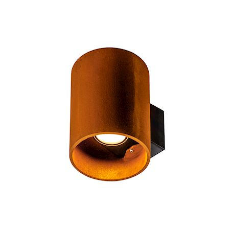 SLV 1004651 Applique LED extérieure Rusty - Ronde - Up&Down - 14W