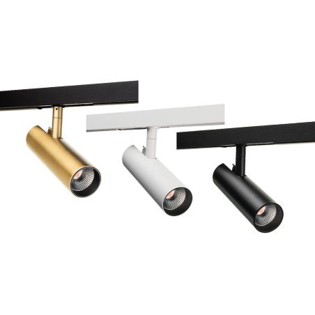 Zip Tube Micro spot rail 1 allumage noir 370lm 3000K Ra 98 coupure de phase