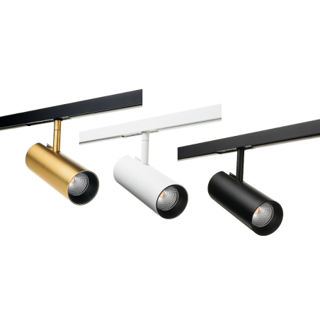 Zip Tube Mini spot rail 1 allumage noir 900lm 3000K Ra 98 coupure de phase