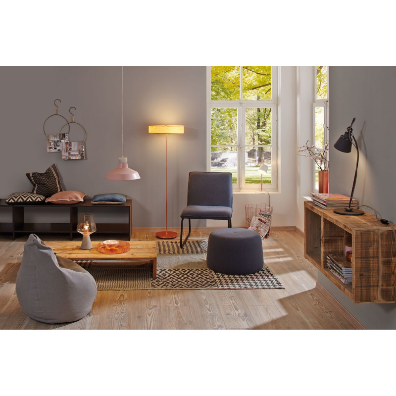 Neordic Haldar suspension max 2x40W E14 Gris foncé/Chrome mat 230V Métal