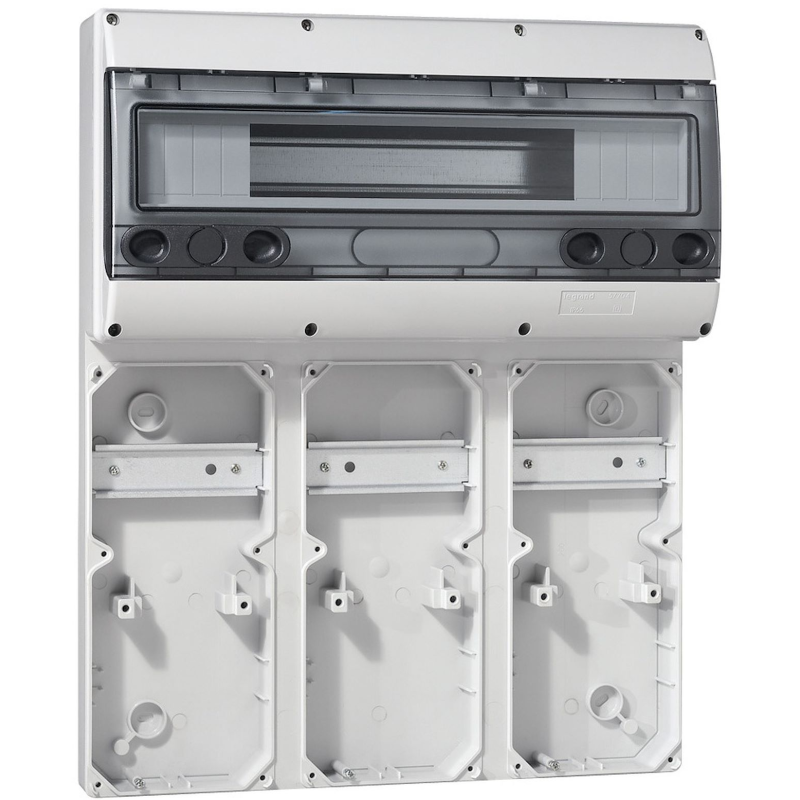 Legrand 057704 Embase P17 - recevant plastron 280x125 - rail 18