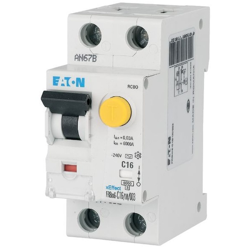 Eaton FRBM6-C4/1N/003-A Disjoncteur différentiel FRBm6 30mA courbe C