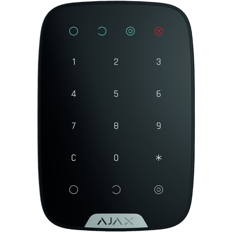 Ajax KEYPAD/B Keyboard radio display LED 4 AAA batteries included