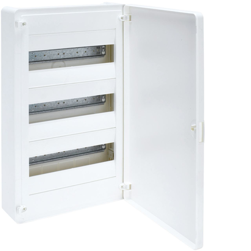 Hager VS312PR Surface-mounted box 36m door opaque - 3250616595361