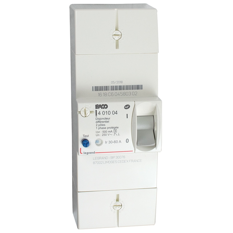 Michaud N464 Disjoncteur edf bipolaire 60a selectif