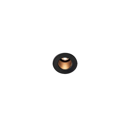 SLV 1000915 Horn mini encastré de plafond ou mural intérieur noir led