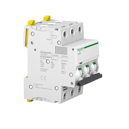 Schneider Electric A9F76363 Acti9 iC60N - Disjoncteur - 3P - 63A ...