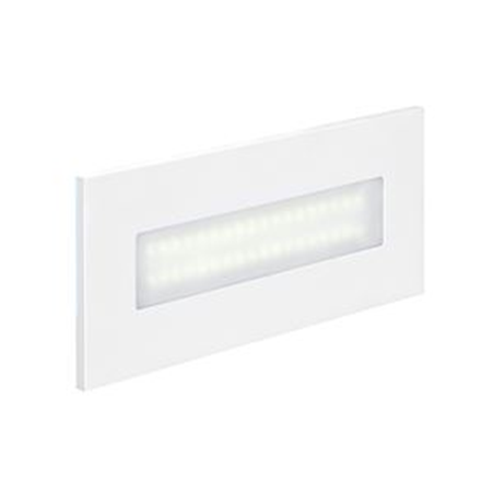 Aric 50266 BALIZ 3 - Encastré Mur rectang. fixe blanc LED intég. 2,76W