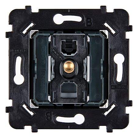 Modelec 087010BOR Mecanismo bidireccional o pulsador dorado para