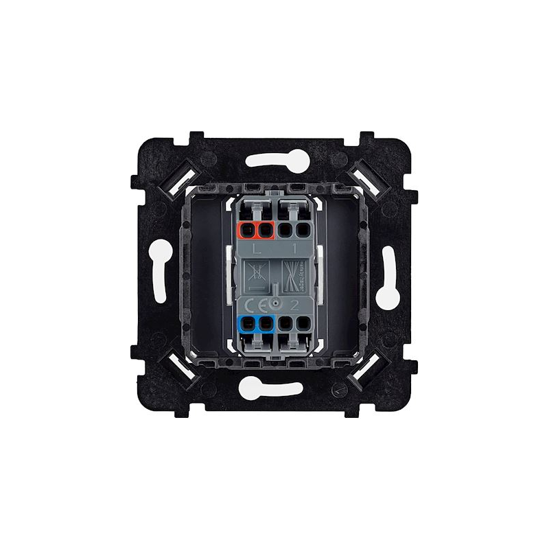 Modelec 087010BOR Mecanismo bidireccional o pulsador dorado para