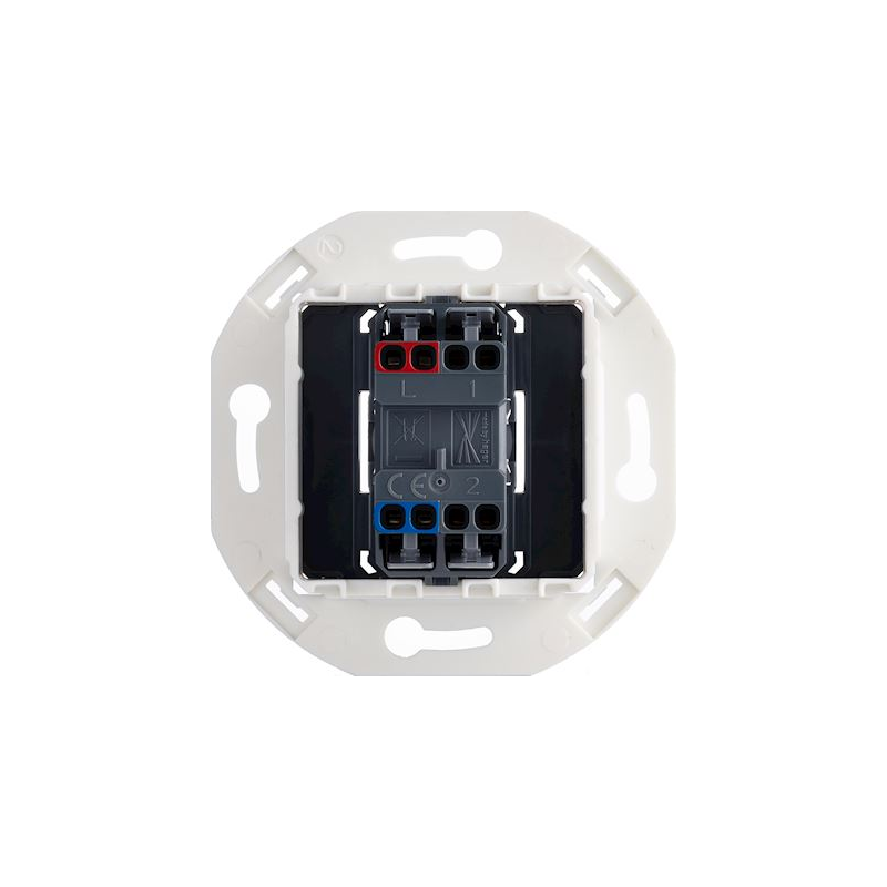 Modelec 087-010WBL Mecanismo bidireccional o pulsador blanco para