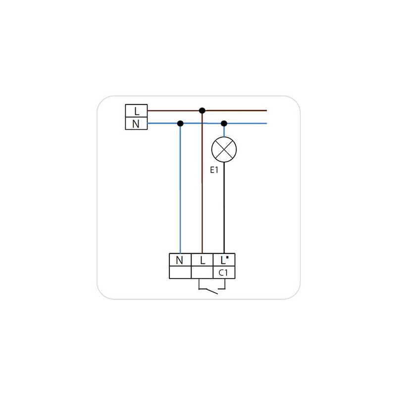 BEG 92197 PD3-1c-FP sensor of movement 360° 1 channel false ceiling