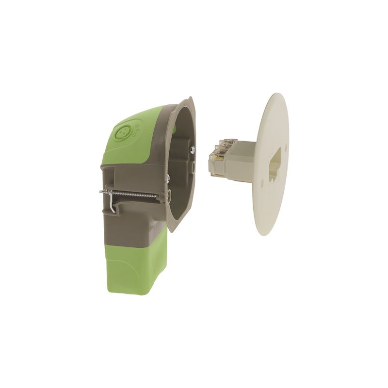 Bizline 500168 Boîte d'applique DCL micro module R'Box D 67 mm