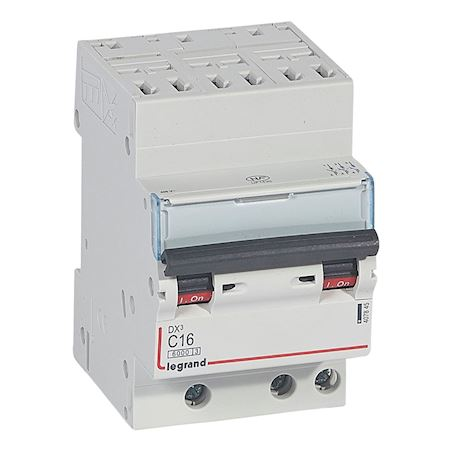 Legrand 407845 Disjoncteur DX³ 6000 -auto/vis-3P - 3245064078450