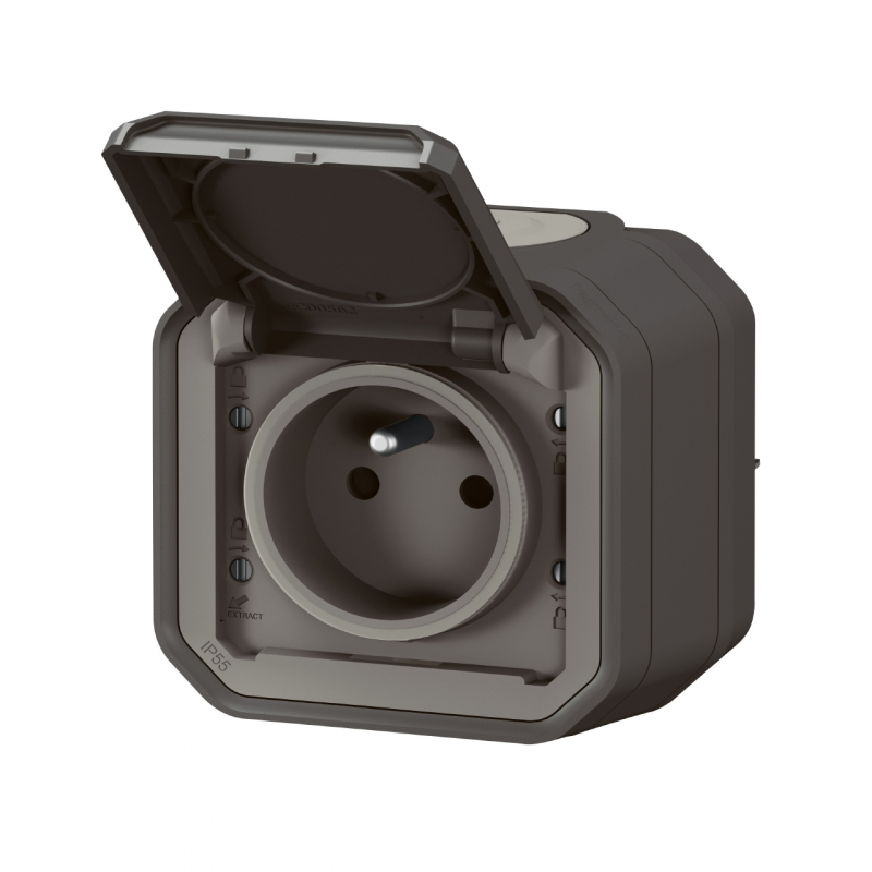 Legrand 069791L Toma de corriente 2P+T estanco Plexo 16A 250V IP55