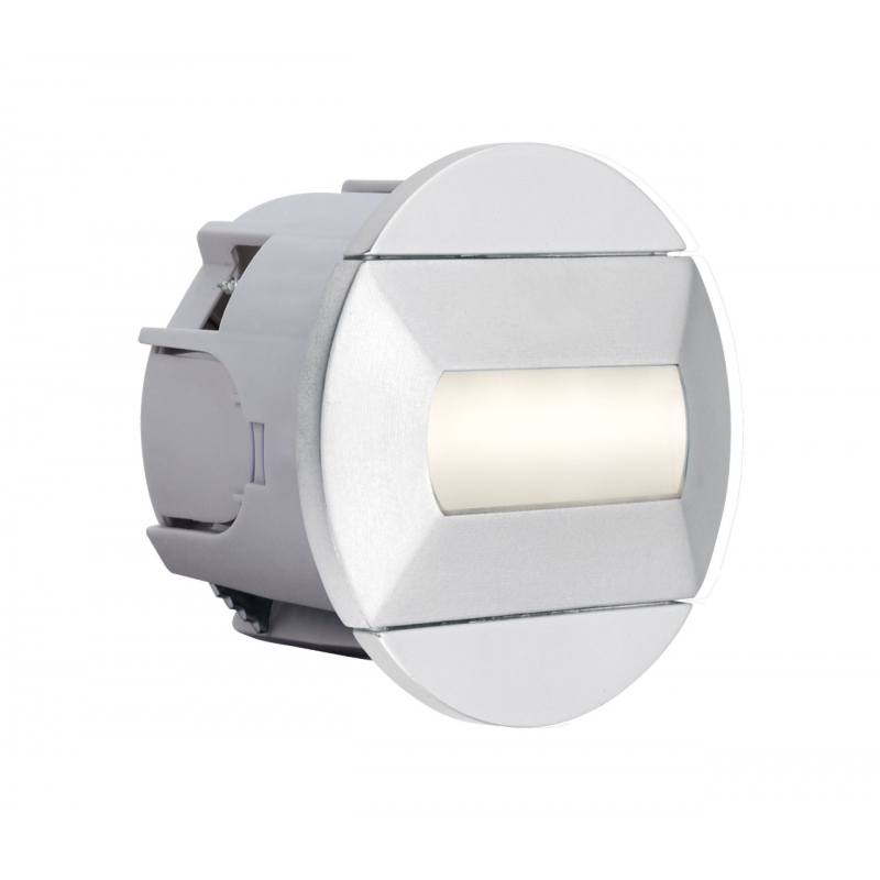 Aric 5244 BALIZ - Encastré Mur rond fixe gris LED intég. 0,46W 3000K