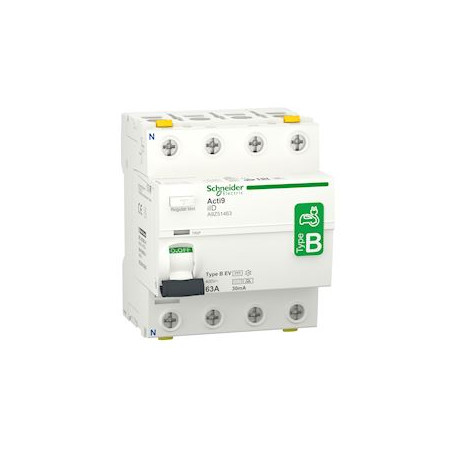 Schneider Electric A9Z51463 Acti9 iID - inter différentiel - 4P - 63A