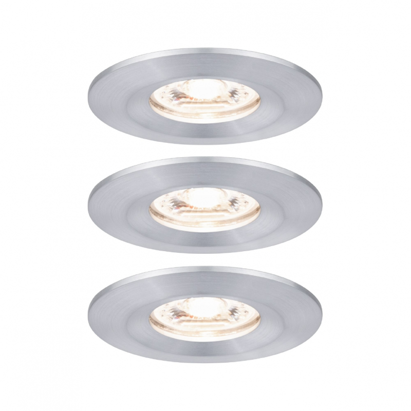 Paulmann 94305 Recessed Nova Mini Coin round fixed IP44 LED 3x4W 310lm