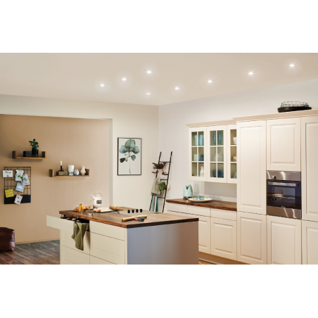 Paulmann 93428 KIT encastrés Nova rd orientable LED 1x6,5W 2700K 230V