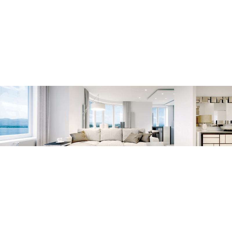 Switch Lite ENDLM611SMW EDLM - projetor de encastrar alumínio fixo