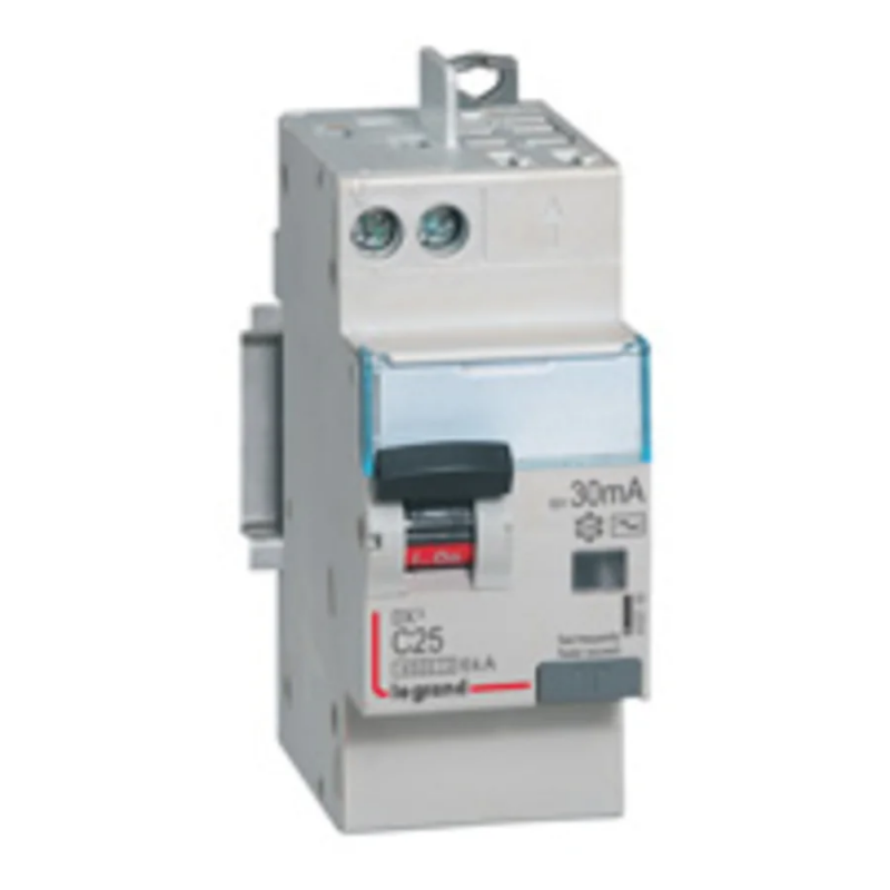 Legrand 410719 Disjoncteur diff DX³ 4500 - vis/auto -U+N 230V~ 25A