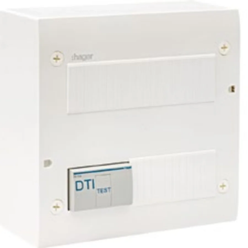 Hager TN305 Coffret de communication éco 4xRJ45 Grade 2TV