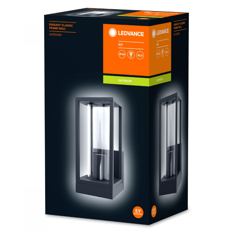 Ledvance 554399 ENDURA CLASSIC Frame CLAIR WALL E27 IP44 applique