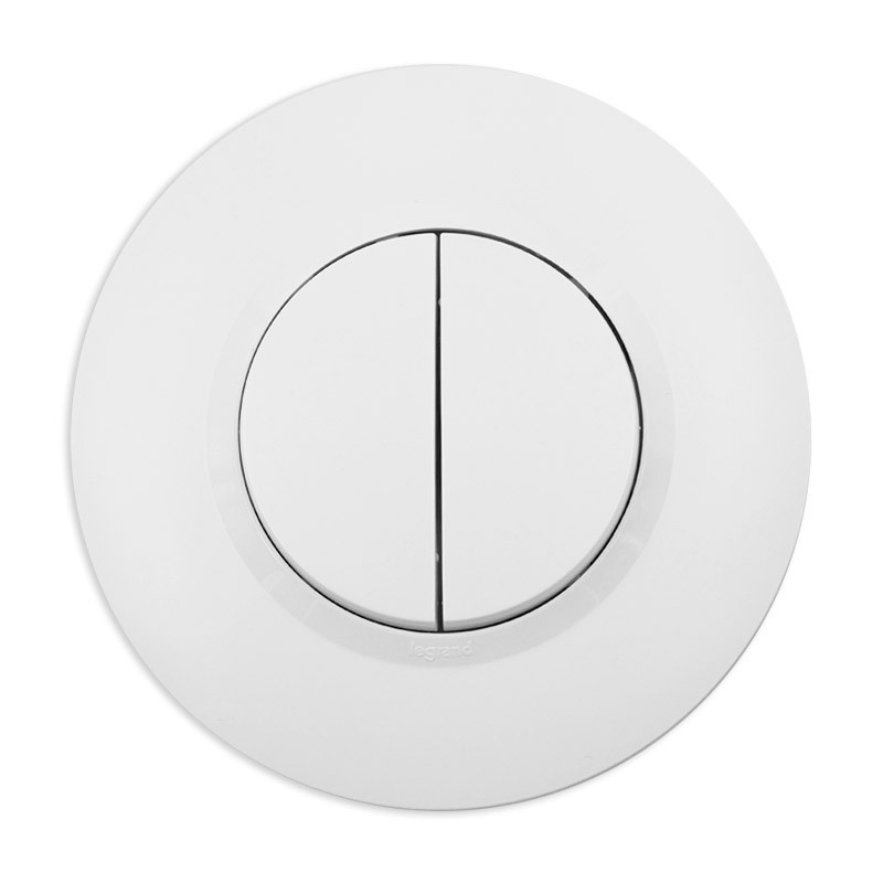 Legrand 095051 Double interrupteur ou va-et-vient dooxie 10AX 250V avec ...